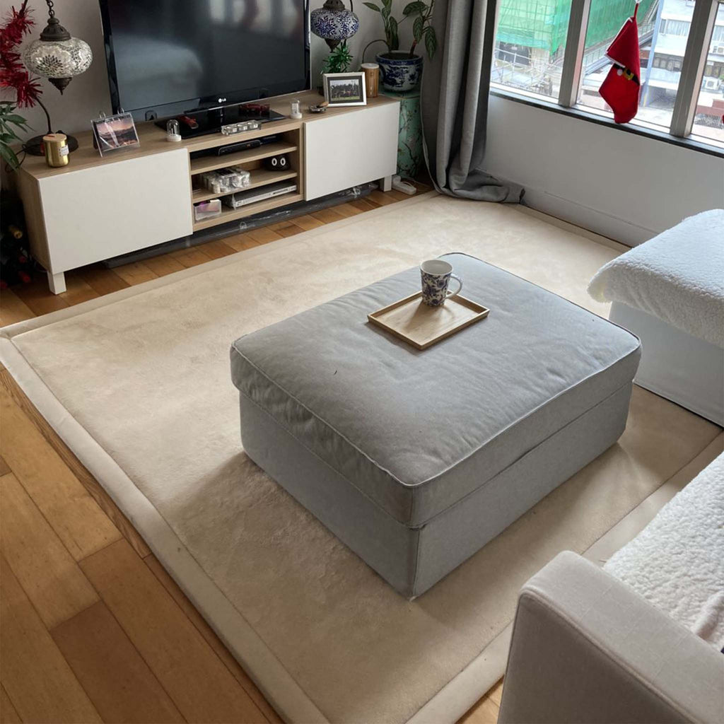 Tatami Kids: The Modern Play Mat - Sandy Beige | Premium Foam Baby Playmat